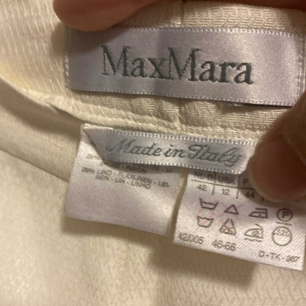 Max Mara linen blend pant - Gem